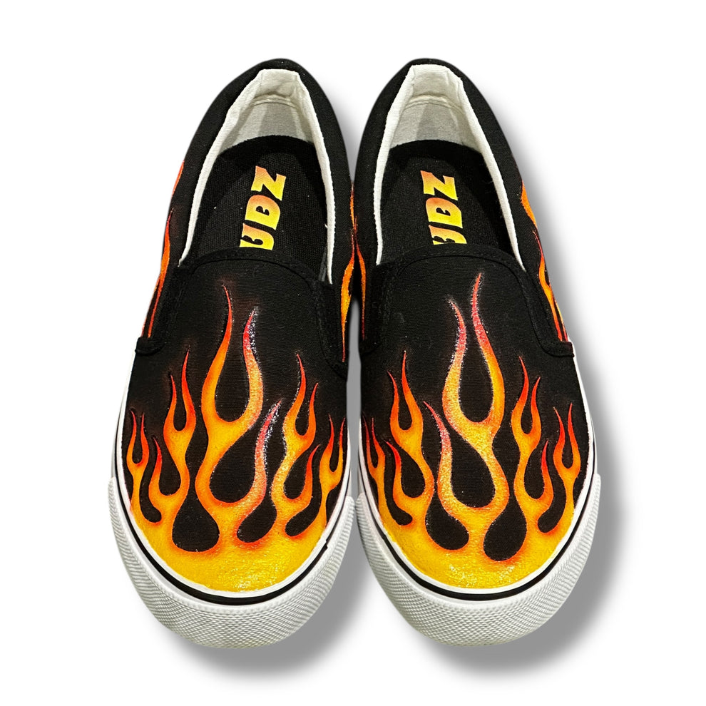 FLAMES SHOES ORANGE NOBUDZ EDITION